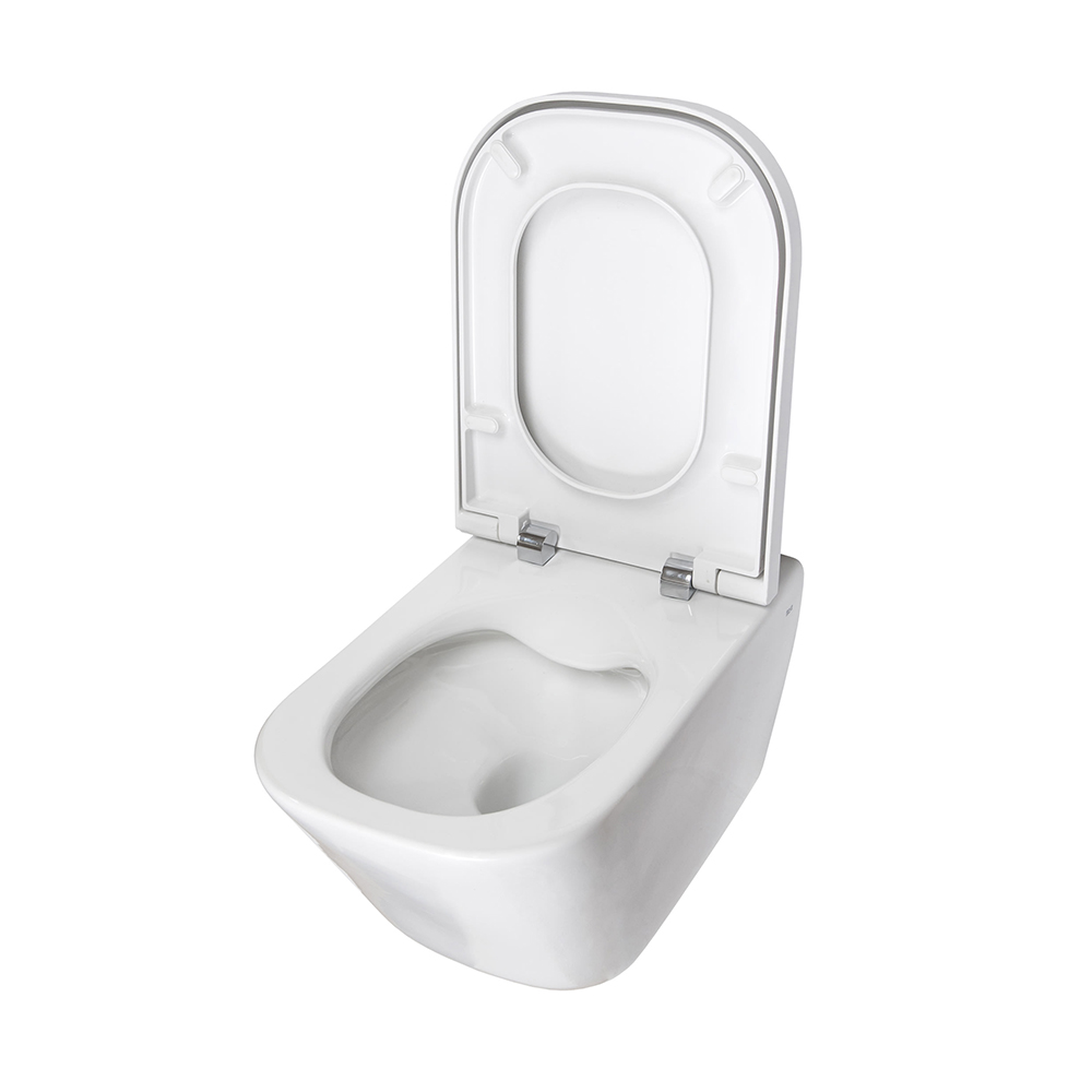 Vitreous china wall-hung Rimless WC A34647L000 - EURO HOME